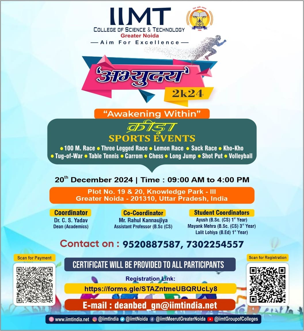 Explore Science and Technology Programs at IIMT - IIMT Group of Colleges
